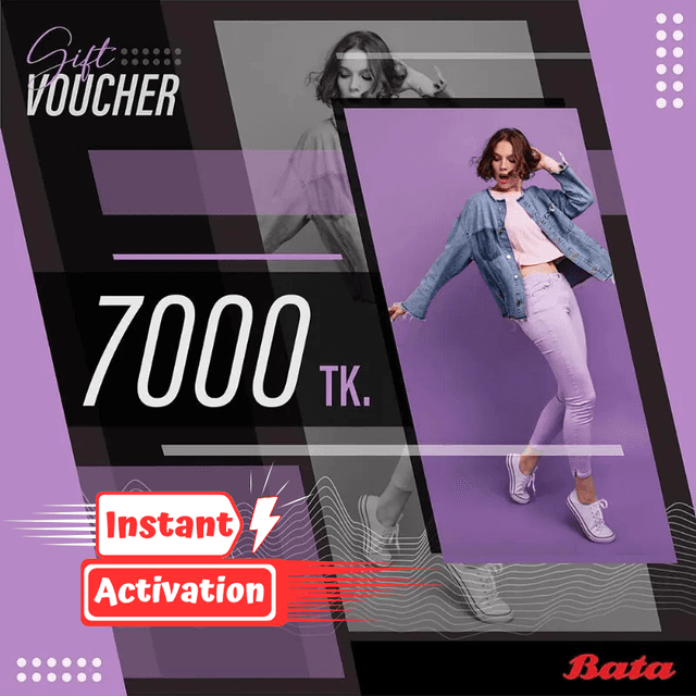 Bata Gold Voucher Tk 3000 (Instant Activation)